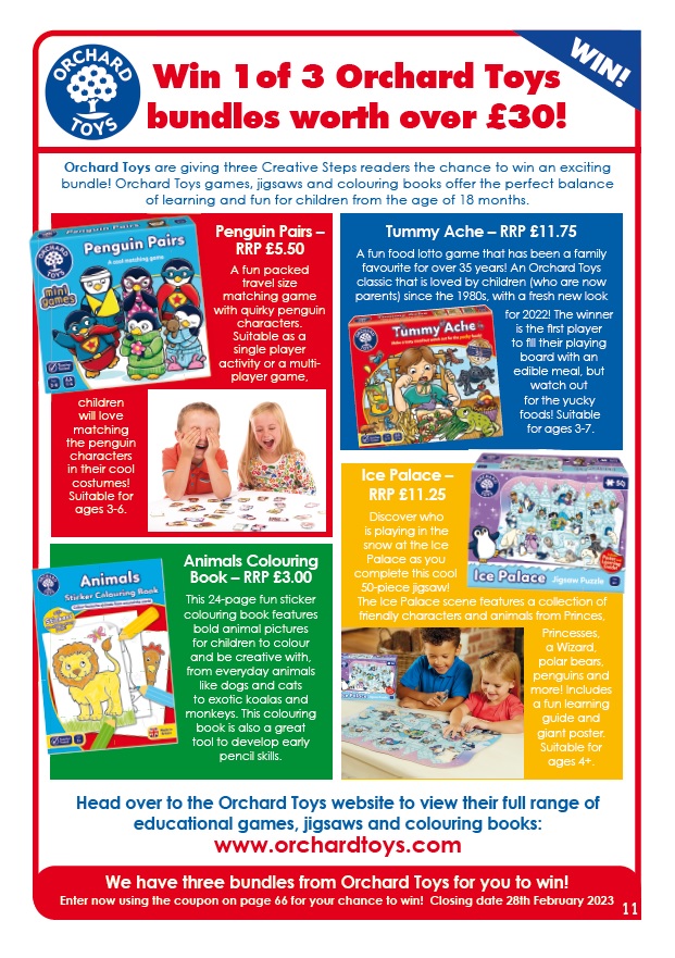 Win Win Win!! Free Prize Competitions! - Creative Steps - Creative Steps