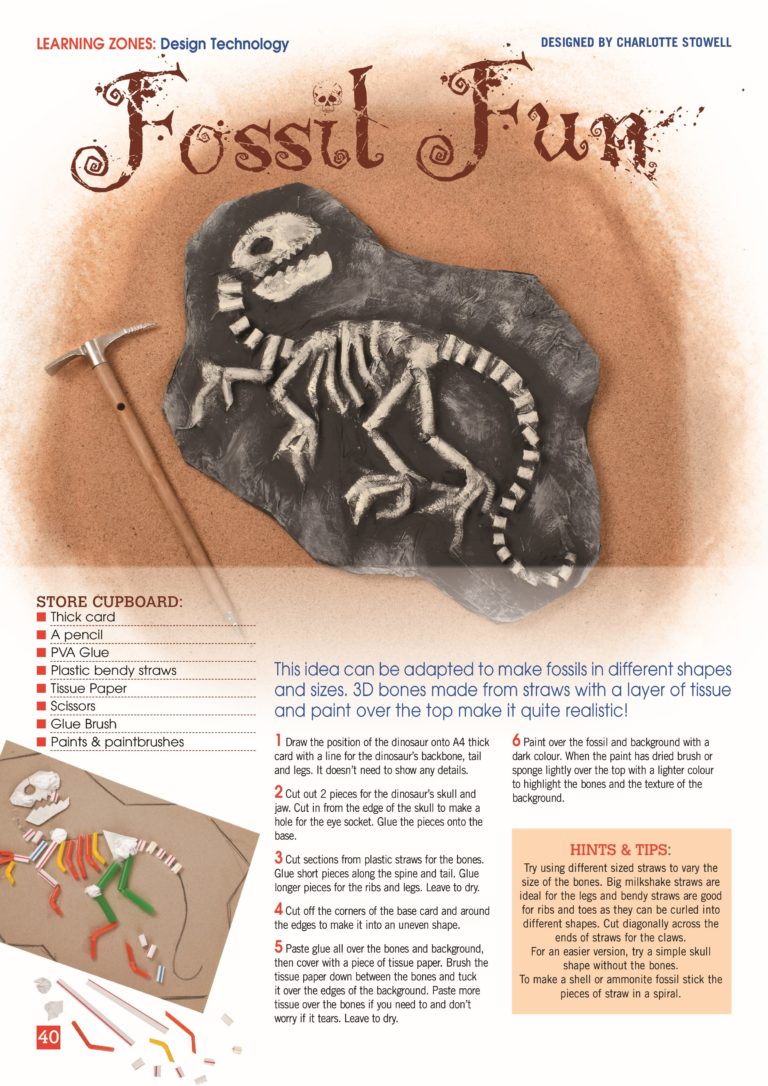 Fossil Fun - make your own fossils! - Creative Steps - Creative Steps