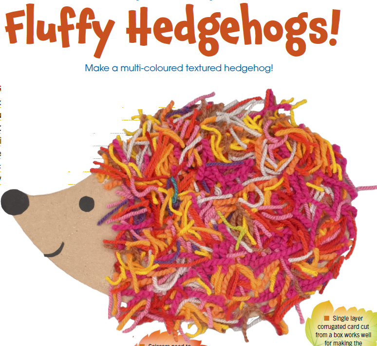 Fluffy Hedgehogs - Creative Steps - Creative Steps