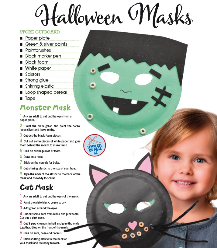 Halloween Masks - Creative Steps - Creative Steps