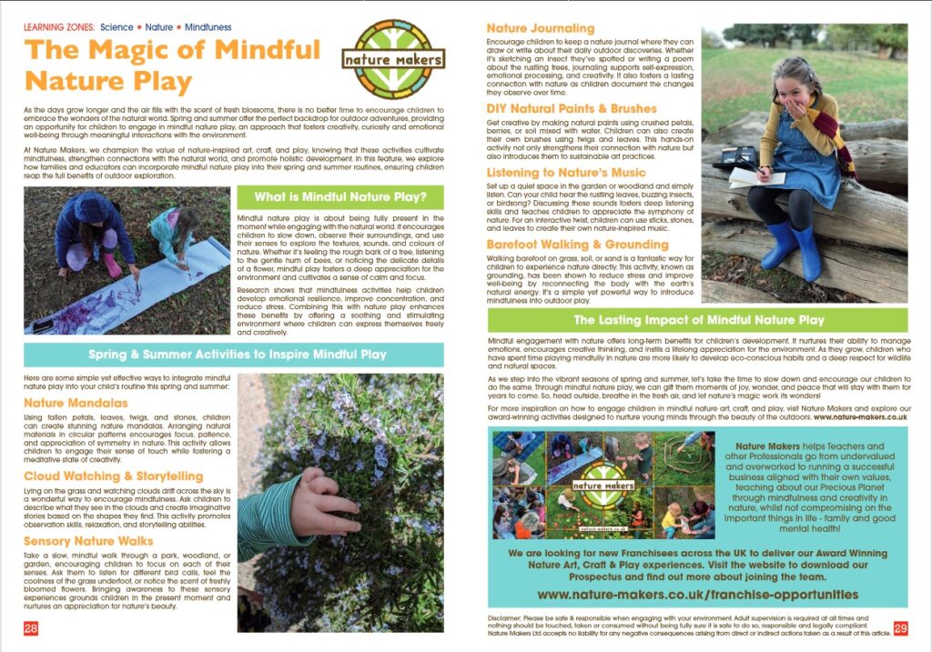 The Magic of Mindful Nature Play - Creative Steps - Creative Steps